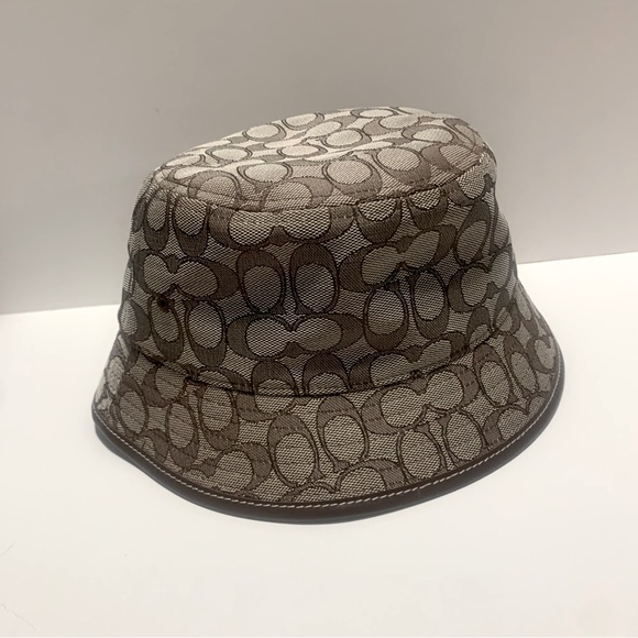 Coach | Accessories | Nwt Coach Signature Jacquard Bucket Hat Coach Hat ...